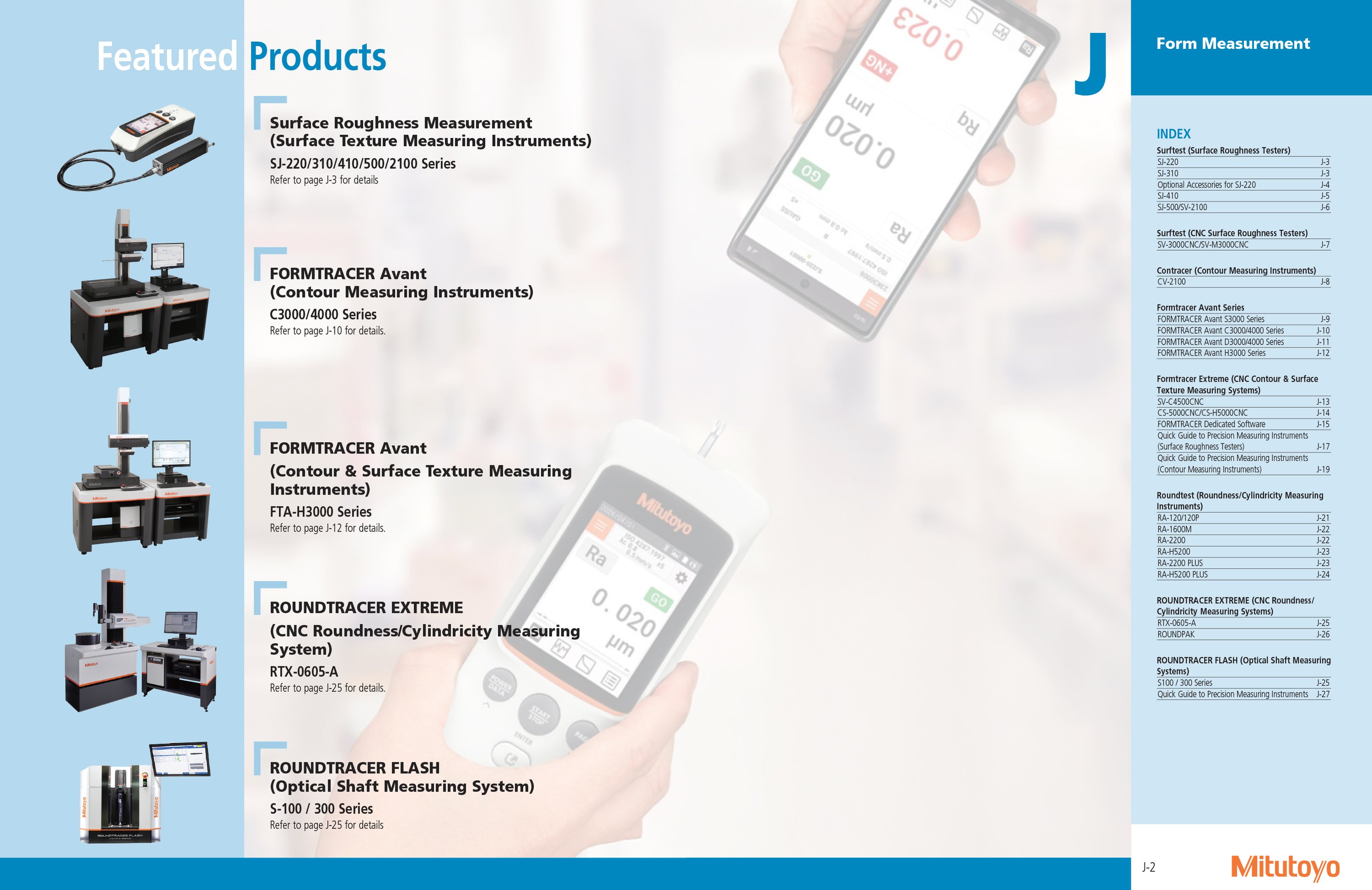 Form Measurement | Catalog
